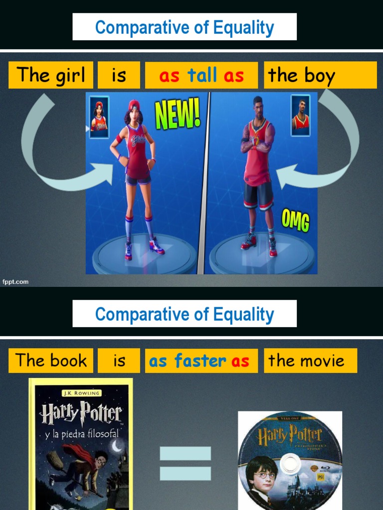 Comparatives of Equality | PDF | Language Arts & Discipline | Wellness