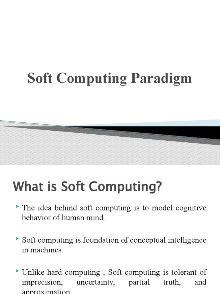 Soft Computing Paradigm | PDF | Genetic Algorithm | Evolution
