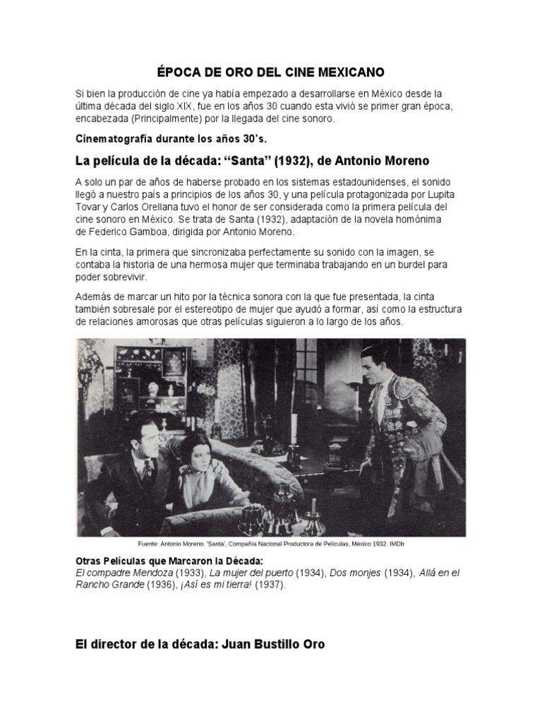 Época de Oro Del Cine Mexicano | PDF | Cine | Premio de entretenimiento