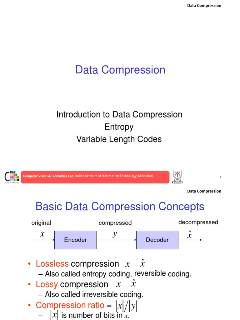 Data Compression Lecture01 | PDF | Data Compression | Code Data Compression Lecture01 | PDF | Data Compression | Code