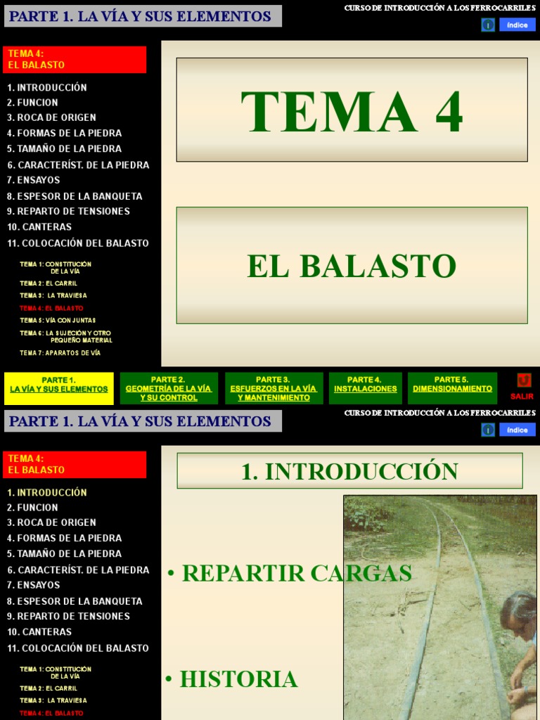 Características del Balasto de Piedra | PDF | Roca ígnea | Granito