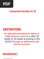 Ppt on LSCS | PDF | Childbirth | Caesarean Section