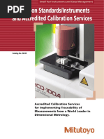 Procedure For Caliper Calibration (Rev.1) | PDF | Calibration | Metrology