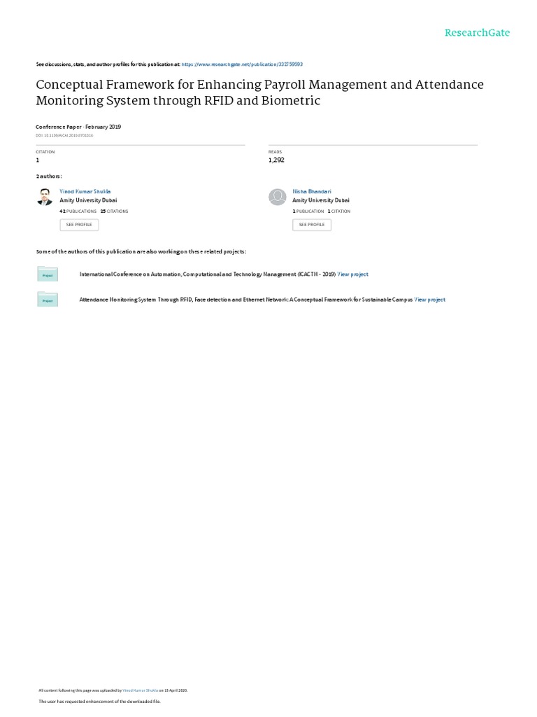 Aicai 2 | Download Free PDF | Radio Frequency Identification | Databases
