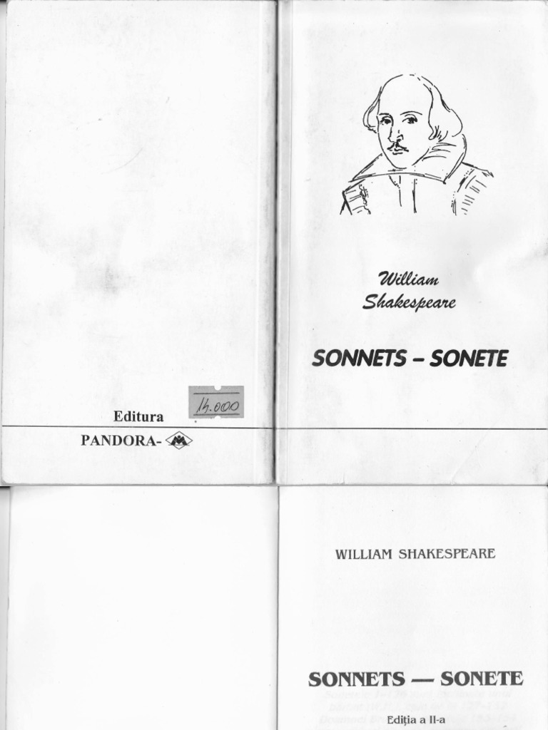 William Shakespeare-Sonnets (Sonete) | PDF | Nature