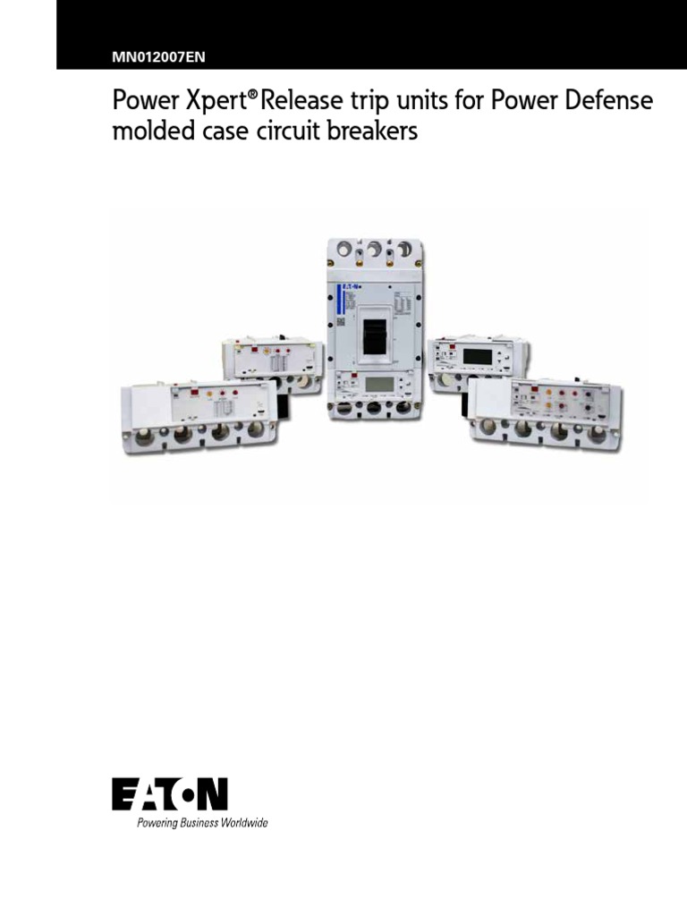 Power Defense Trip Unit Manual PDF | PDF | Menu (Computing) | Relay