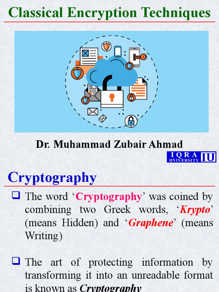 Classical Cryptography Techniques Explained | PDF | Cipher | Cryptography