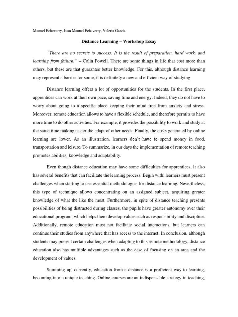 Distance Learning | PDF | Distance Education | Educational Technology