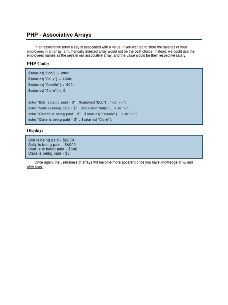 PHP Tizag Tutorial-41 PDF | PDF