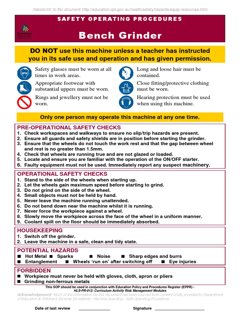 Bench Grinder | PDF | Grinding (Abrasive Cutting) | Metalworking