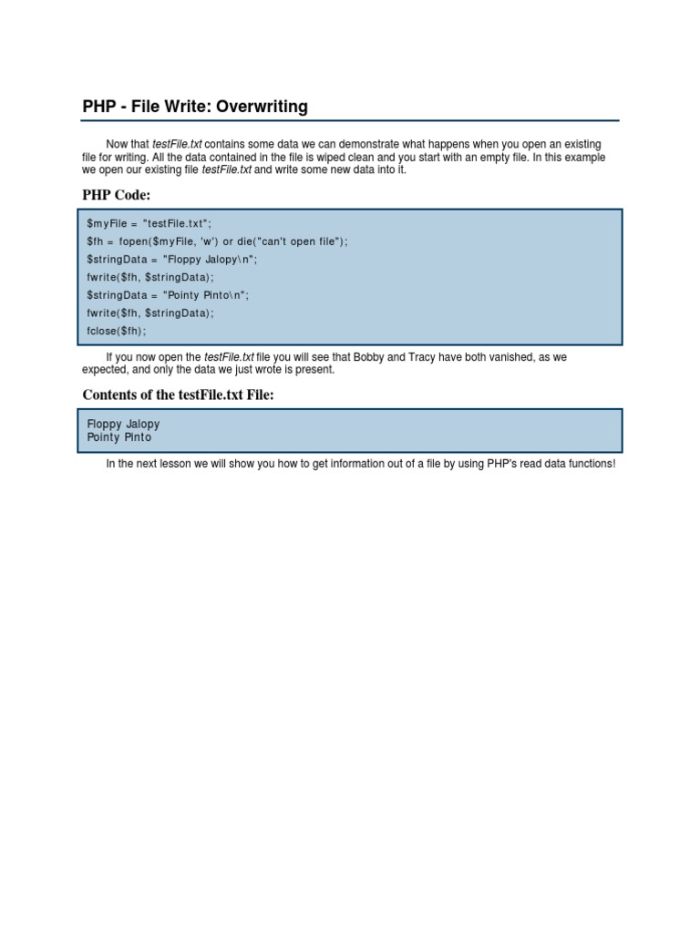 PHP Tizag Tutorial-61 PDF | PDF