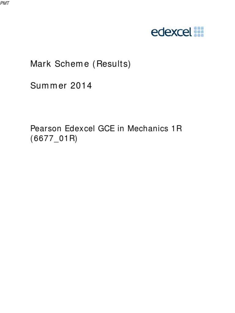 June 2014 (R) MS - M1 Edexcel | PDF | Significant Figures | Teaching ...