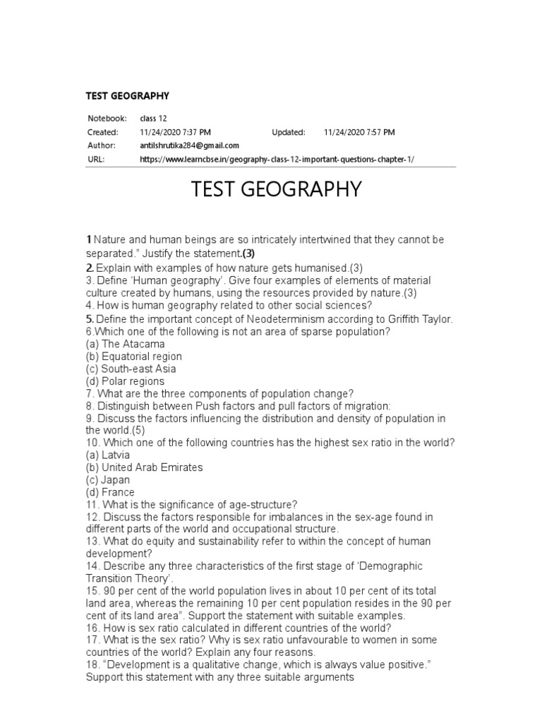 Geotest | PDF
