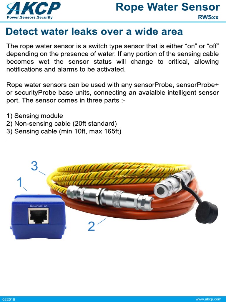 Flood Sensor (Rope Water) | PDF