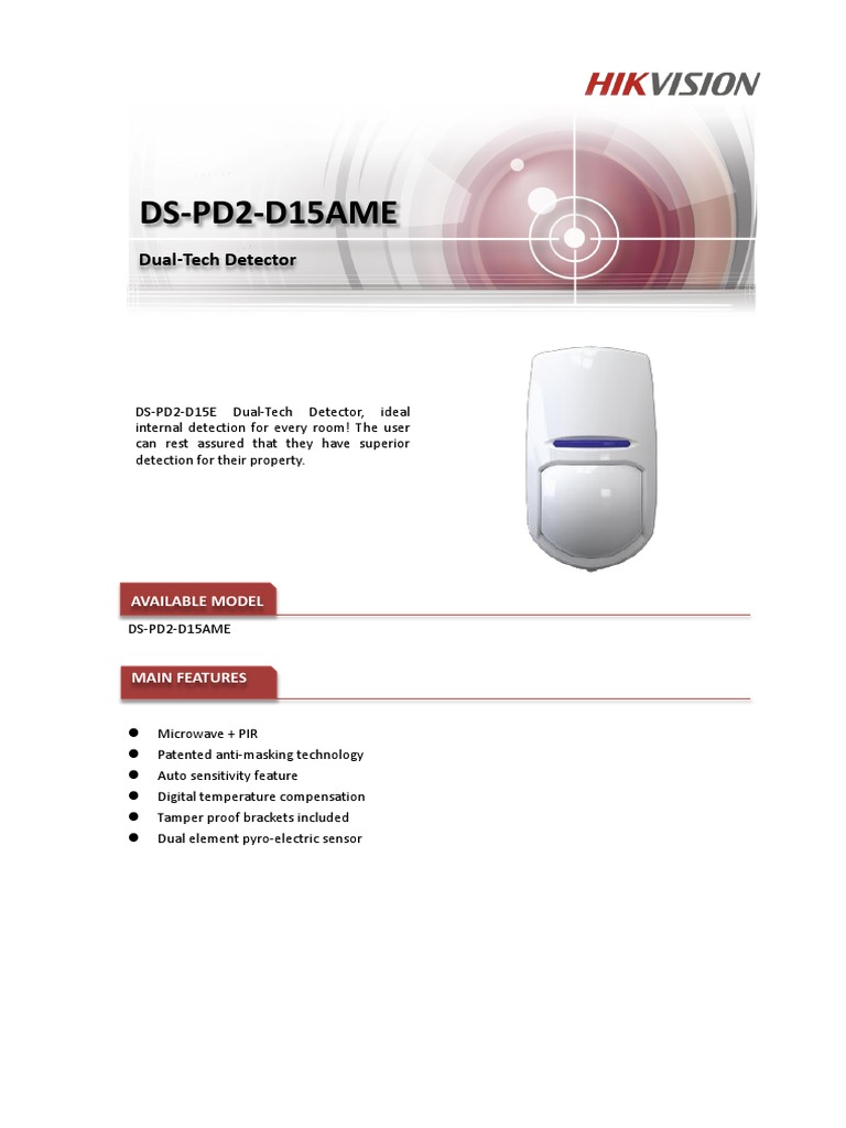 Dual-Tech Detector | PDF