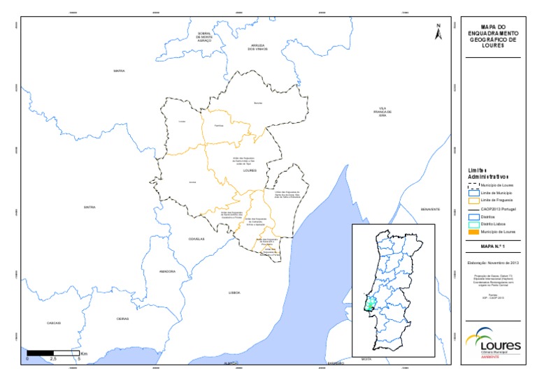 Mapa Geográfico do Concelho de Loures | PDF | Portugal