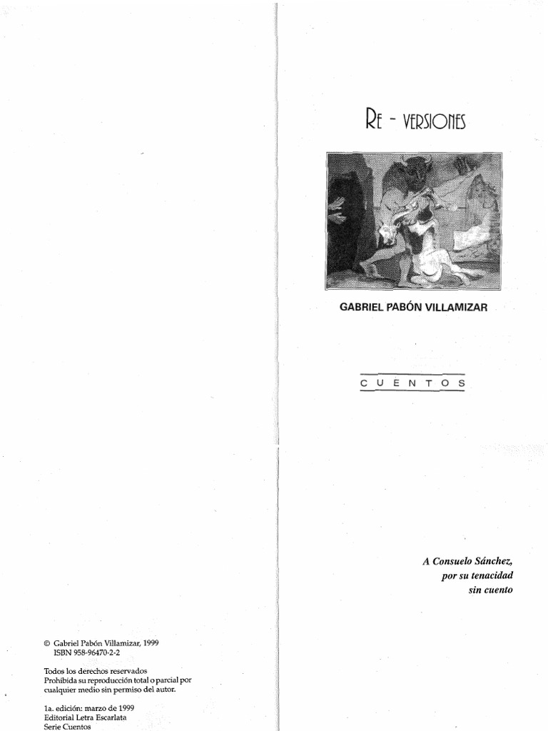 RE-VERSIONES - Gabriel Pabon | PDF | Edipo