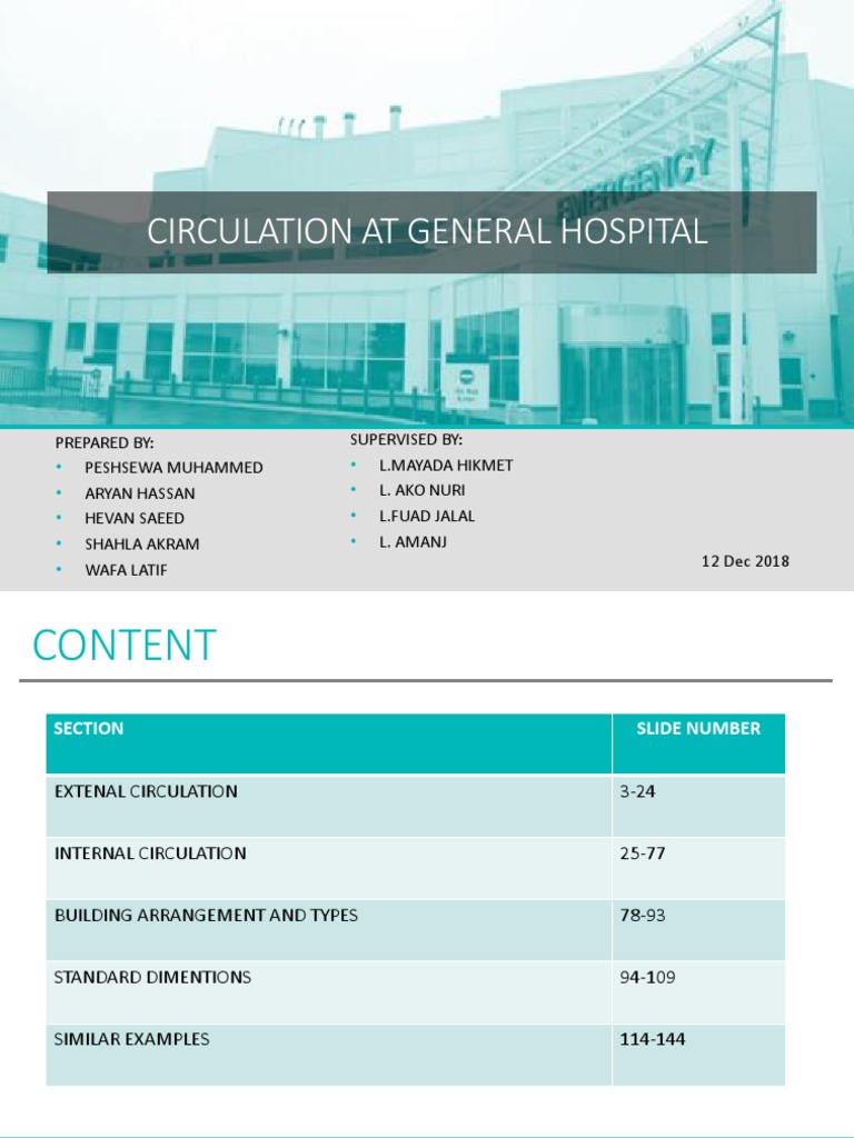 Circulation PDF | PDF | Stairs | Hospital