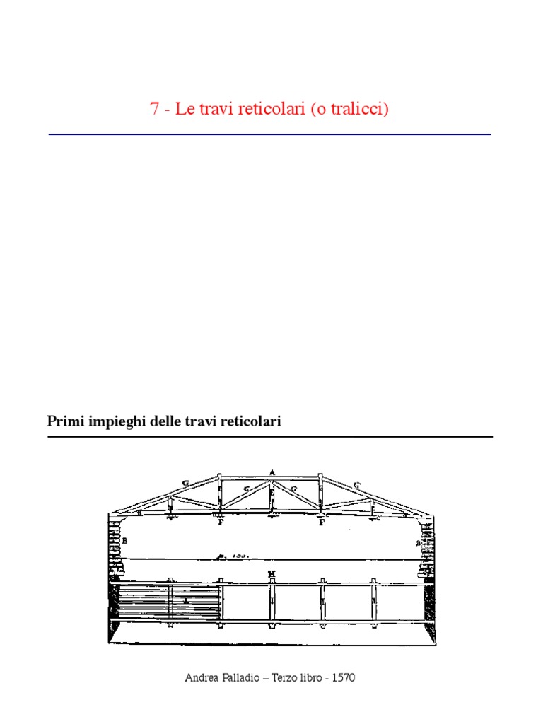 Trave Reticolare | PDF