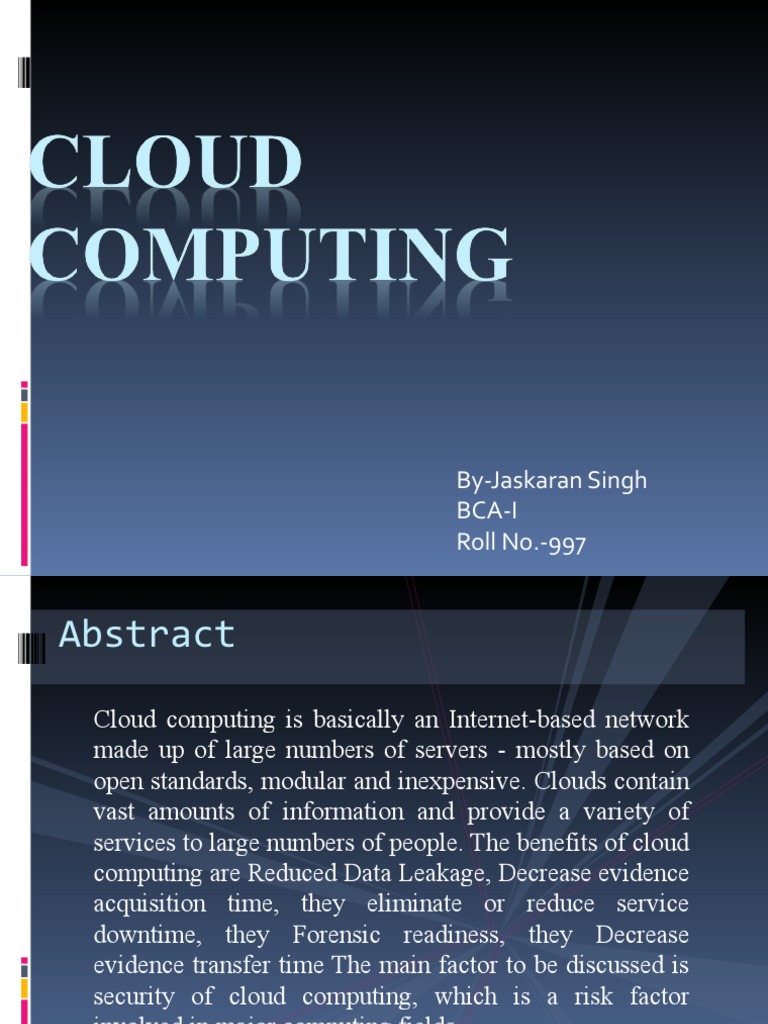 Cloud Computing | PDF | Platform As A Service | Cloud Computing