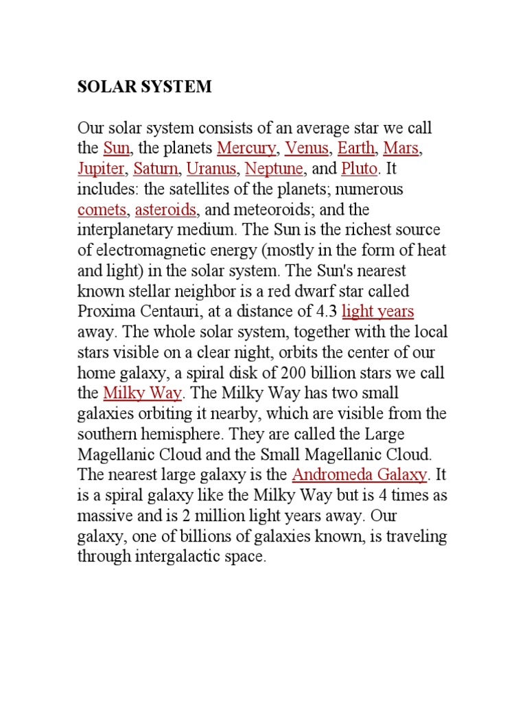 Solar System | PDF | Solar System | Planets