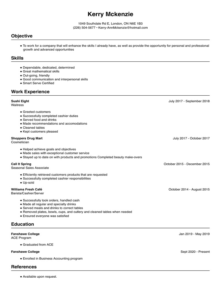 Resume Draft | PDF