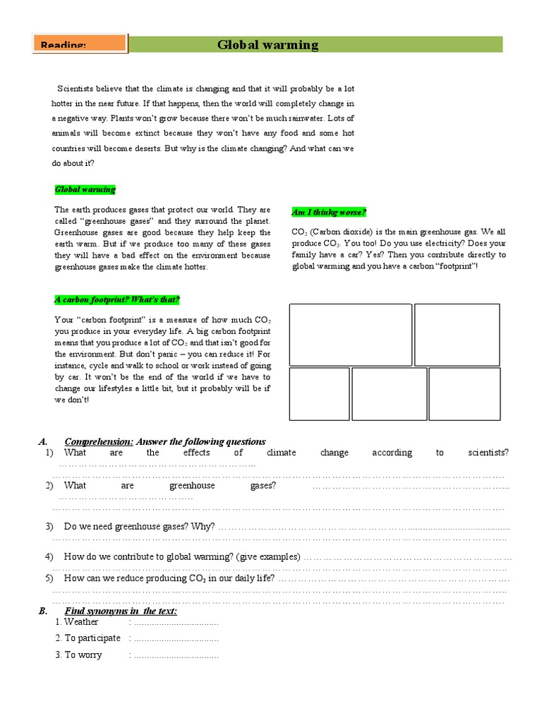 Understanding Global Warming Effects | PDF | Global Warming ...