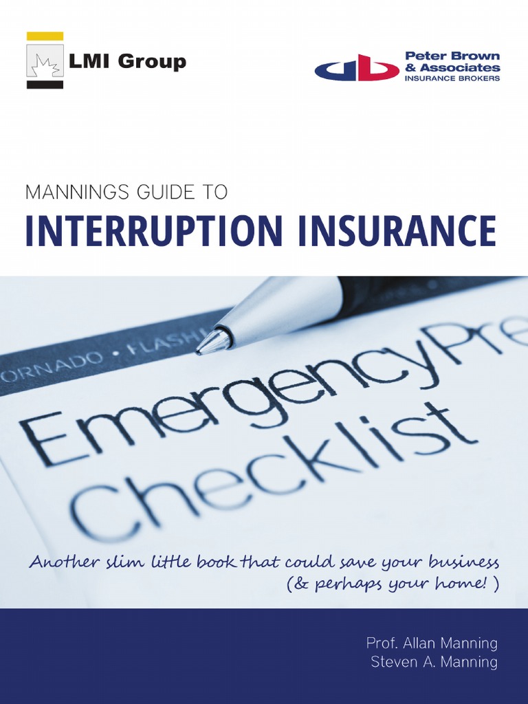 Guide To Interruption Insurance | PDF | Insurance | Landlord