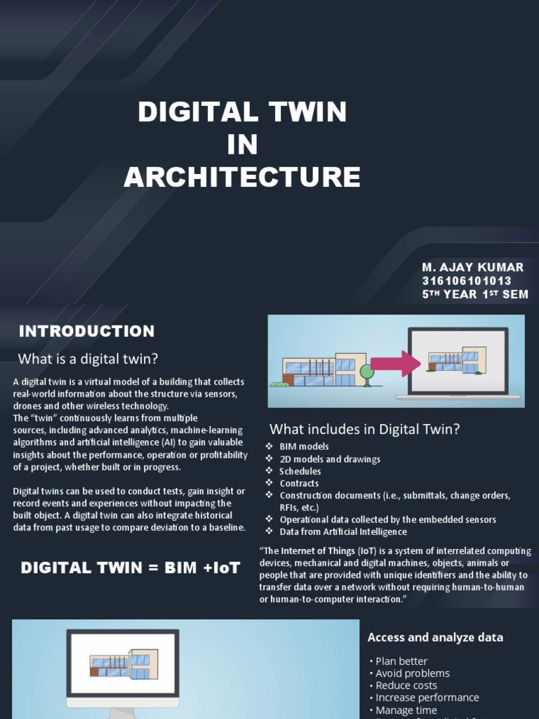 Digital Twin | PDF | Internet Of Things | Artificial Intelligence