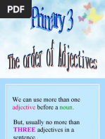 Order of Adjectives: Nosascomp | PDF | Adjective | Noun