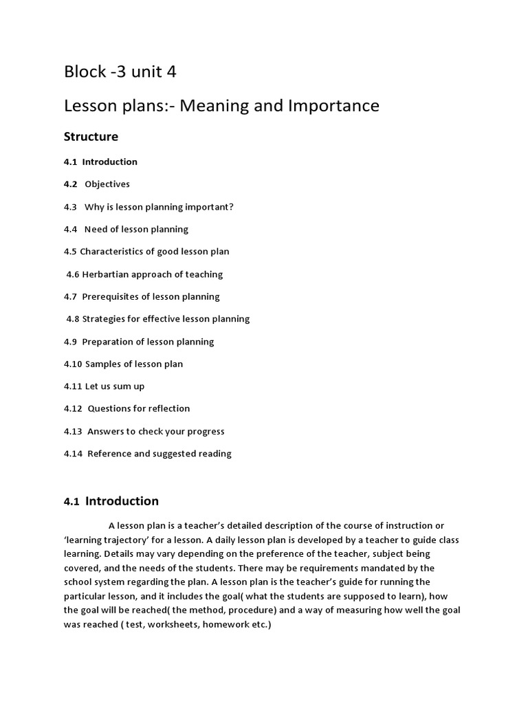 Lesson Planning Principles | PDF | Lesson Plan | Teachers