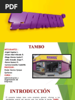 Identidad y Valores de Tambo | PDF | Tienda de conveniencia | Marca