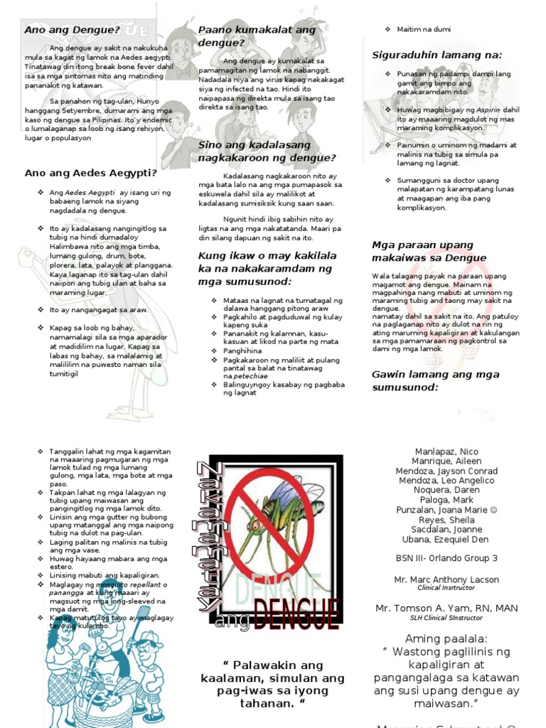 Ano ang Dengue (Autosaved)