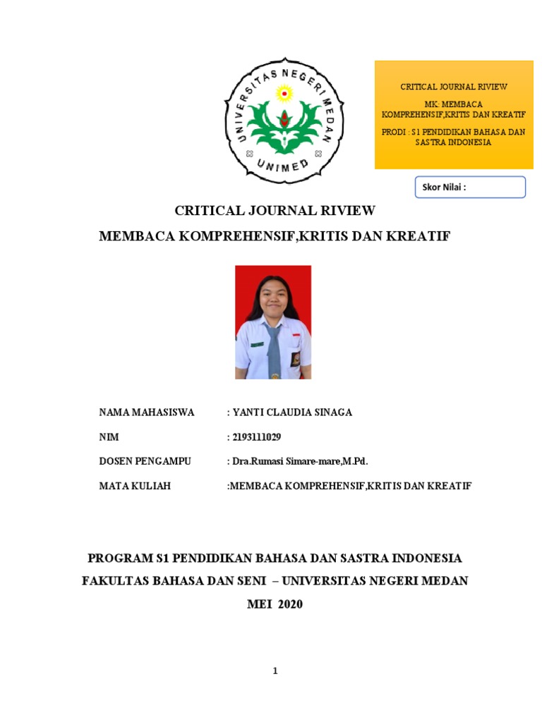 CJR Membaca Komprehensif Kritis Dan Kreatif | PDF