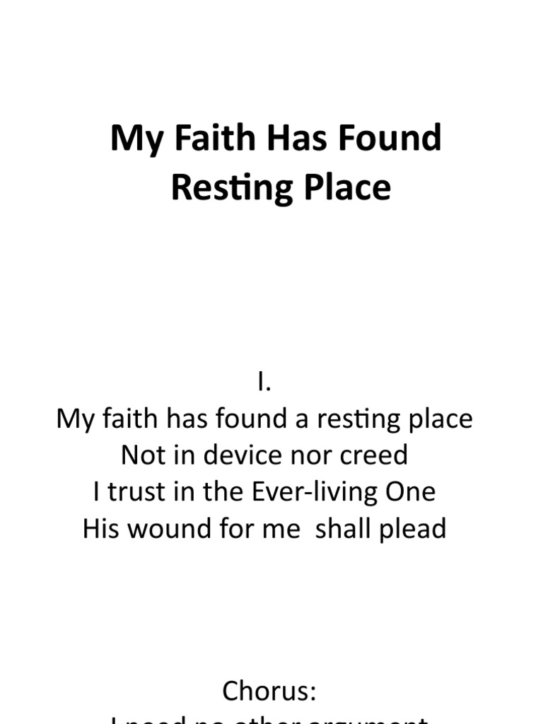 My Faith White | PDF