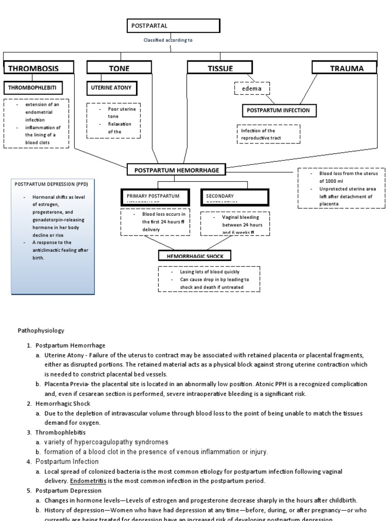 Thrombosis Tone Tissue Trauma: Postpartal Complications | PDF ...