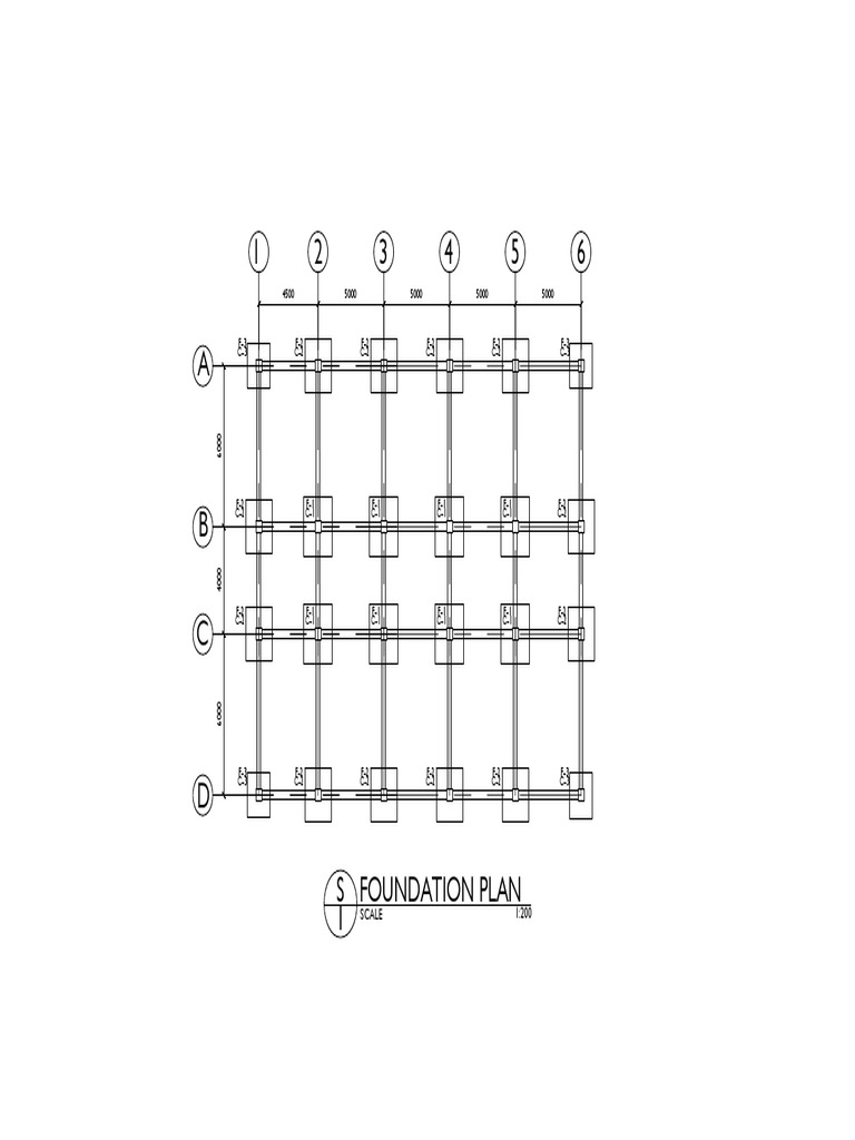 Foundation Plan Scale 1:200 | PDF