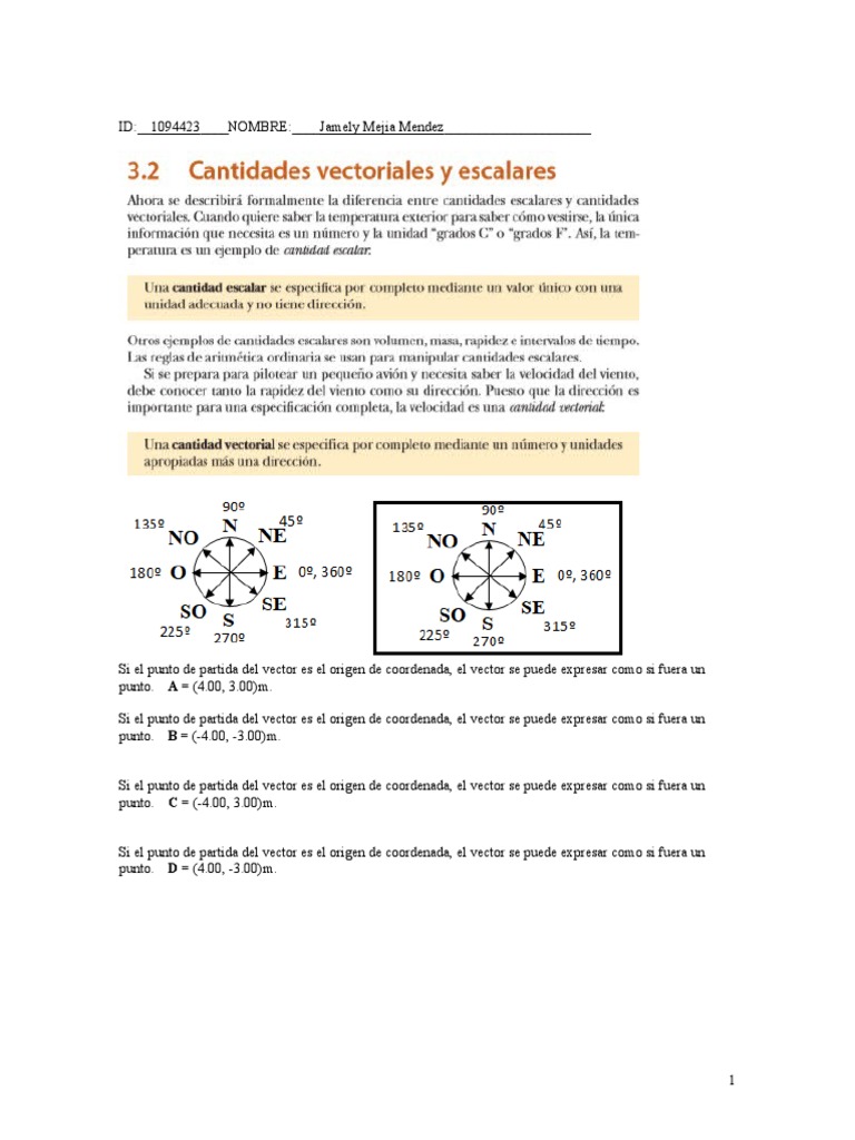 Practica Vectores | PDF | Vector Euclidiano | Cálculo multivariable