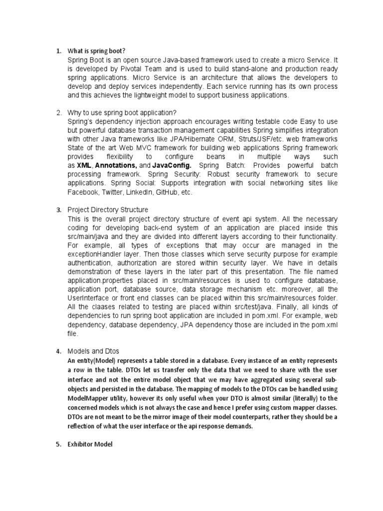 Spring Boot | PDF | Spring Framework | Application Programming Interface