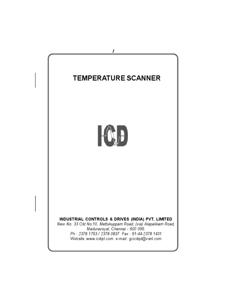 Temp Scanner RTD | PDF | Image Scanner | Printed Circuit Board