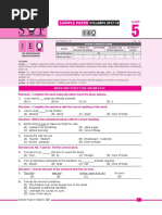 Ieo Sample Paper Class-4 | PDF | Word | English Language