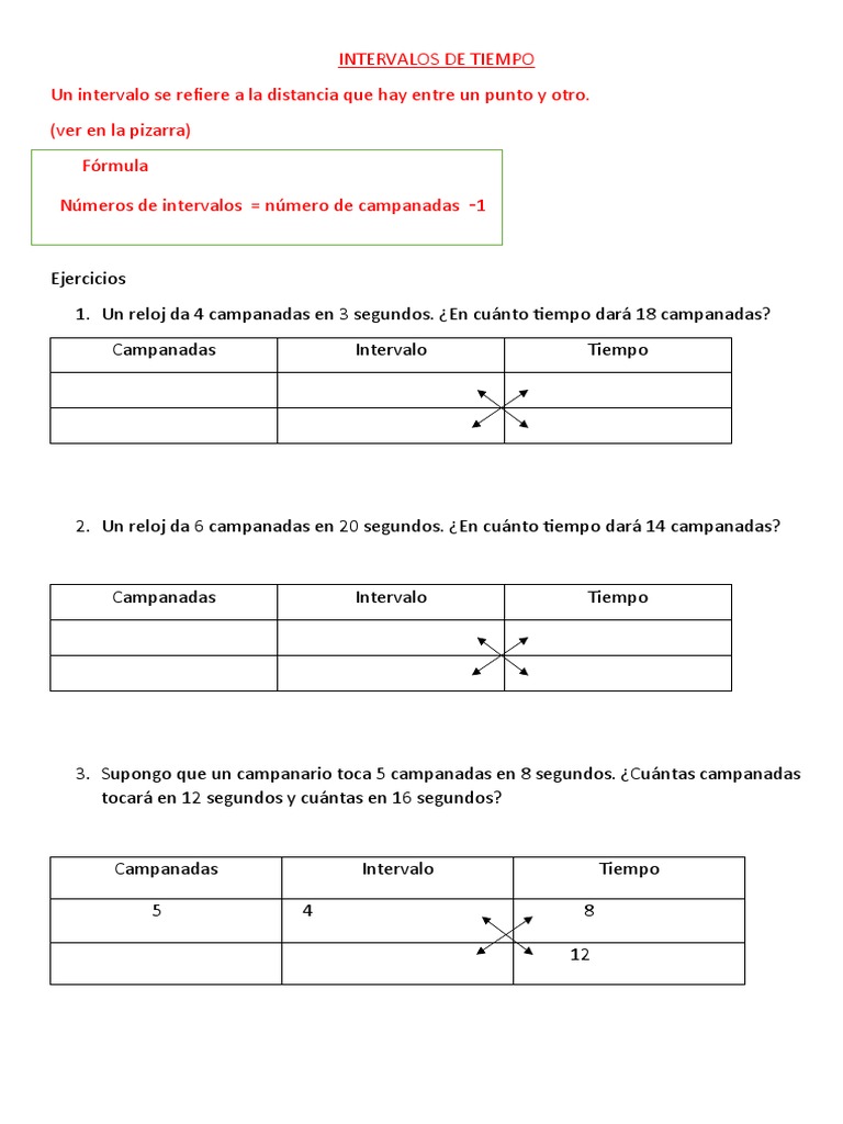 27-11intervalos de Tiempo | PDF