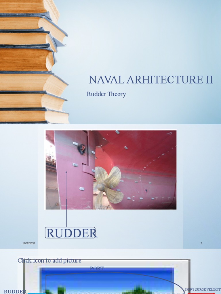 SDR NAVAL ARHITECTURE II - Rudder THEORY | PDF | Watercraft | Ships