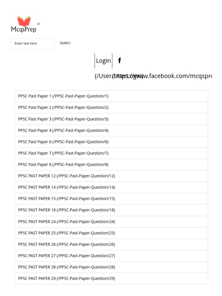 Mcqs Prep - PPSC Past Paper Questions PDF | PDF | Computer Keyboard ... Mcqs Prep - PPSC Past Paper Questions PDF | PDF | Computer Keyboard ...