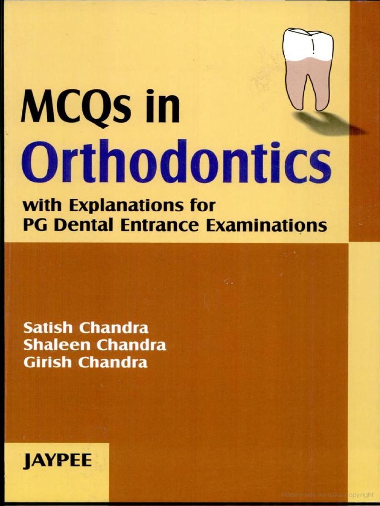 MCQs in Orthodontics PDF | PDF