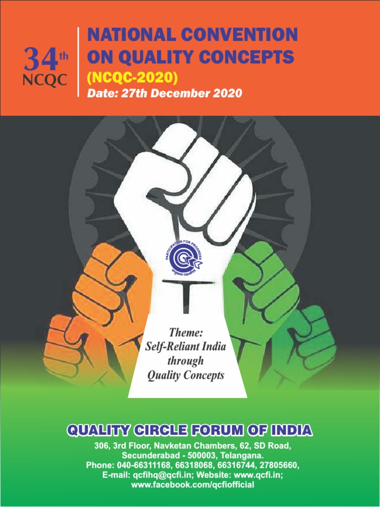 National Convention On Quality Concepts: (NCQC-2020) | PDF | Video ...