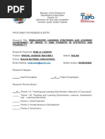 Statistical Research Paper - Format | PDF | Statistics | Methodology