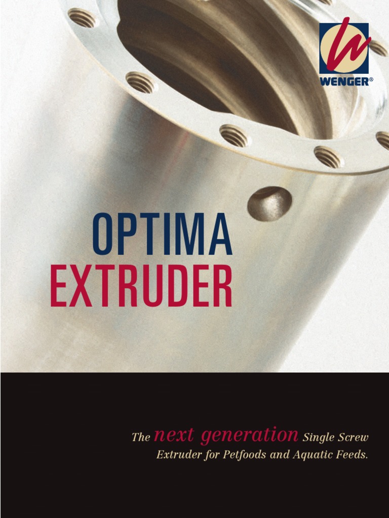 Brochure - Extruder - Wenger SX Optima | PDF | Extrusion | Screw