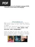 Transactional Writing Prompts - Edexcel IGCSE | PDF