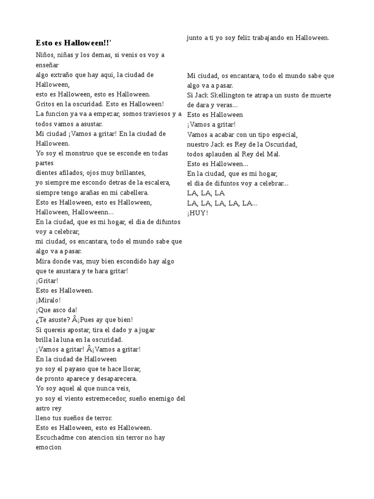 Esto Es Halloween | PDF